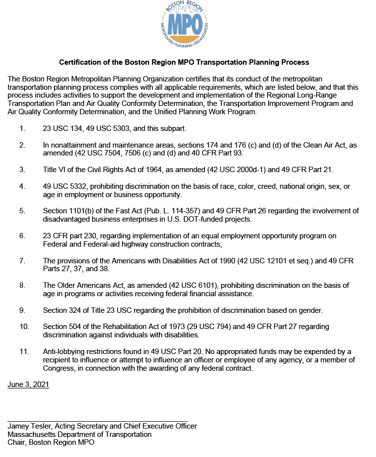 Transportation Improvement Program: FFY 2022