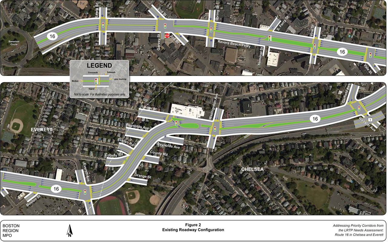 Route 16 Priority Corridor Study, Chelsea and Everett, Massachusetts