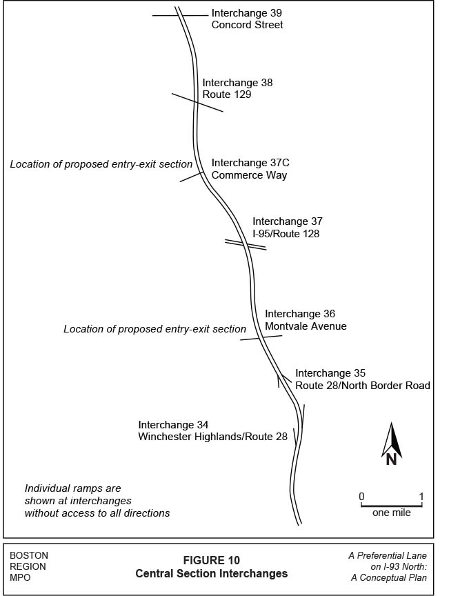 A Preferential Lane on I-93 North: A Conceptual Plan