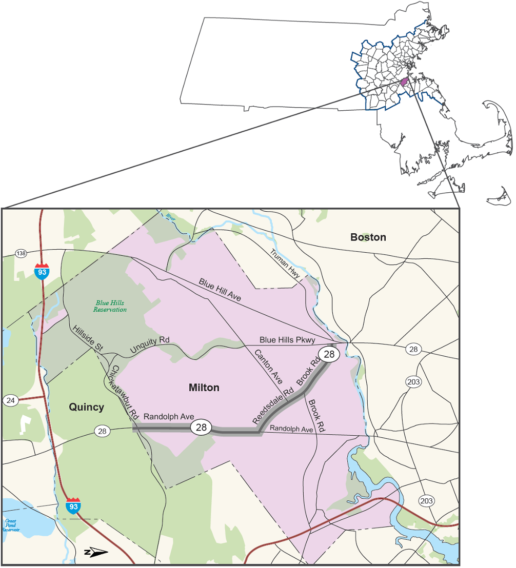 Route 28 Priority Corridor Study Milton, Massachusetts