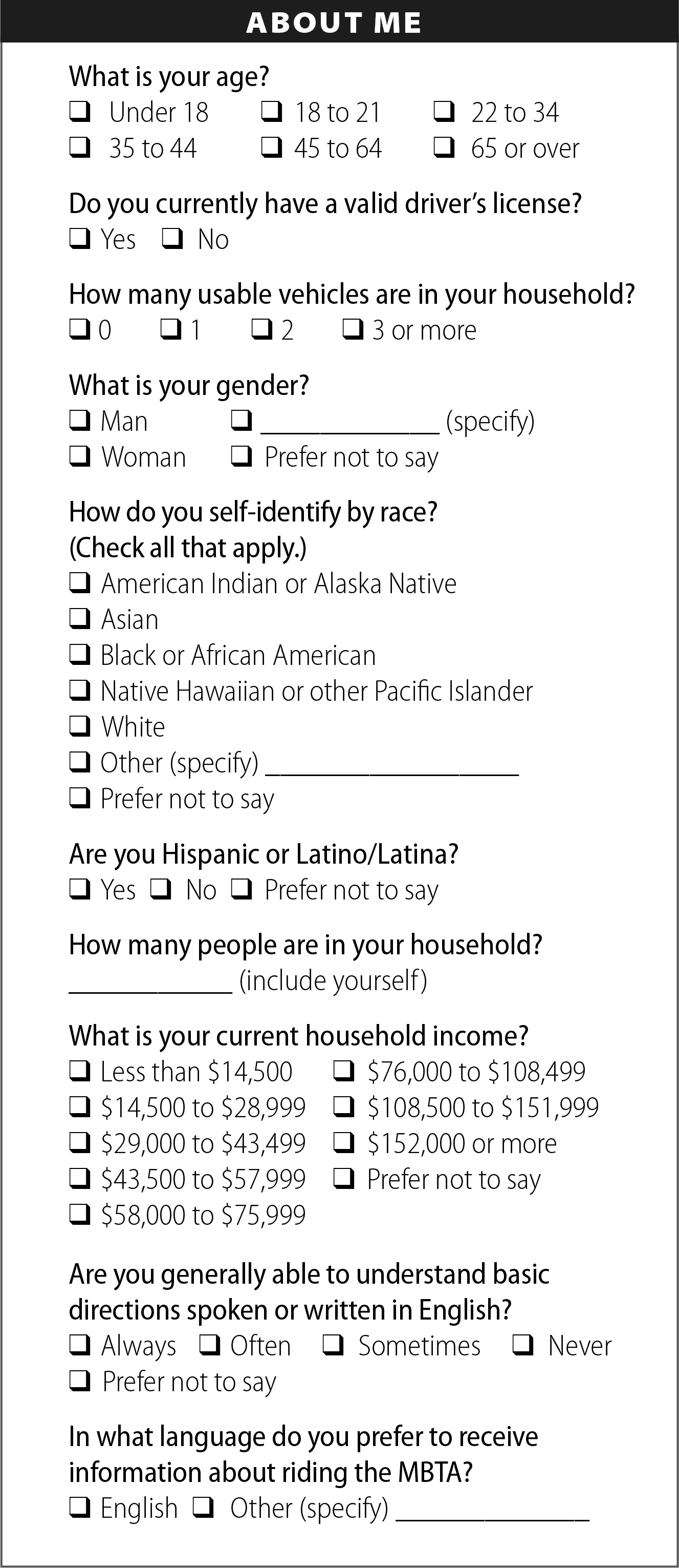 MBTA 2015-17 Systemwide Passenger Survey